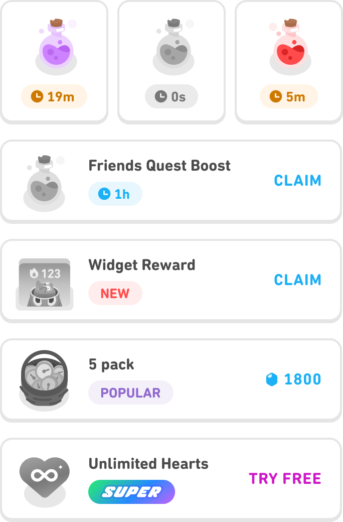 Duolingo Shop, Reimagined. - Natsume Design